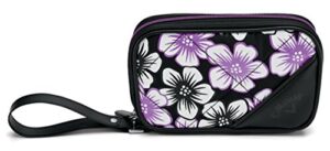 callaway golf 2018 uptown clutch, floral black/ coral