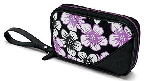 Callaway Golf 2018 Uptown Clutch, Floral Black/ Coral