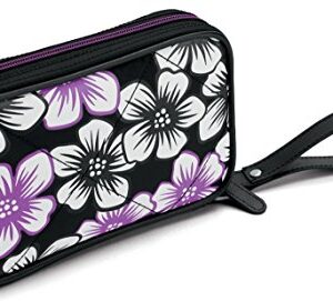 Callaway Golf 2018 Uptown Clutch, Floral Black/ Coral