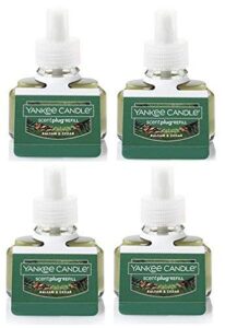 yankee candle bundle balsam & cedar scentplug refill 4-pack