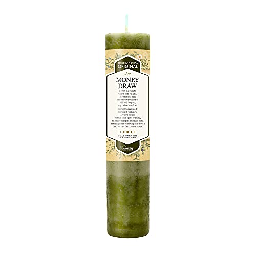 Blessed Herbal Money Draw Candle