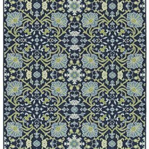 Kaleen Area Rug 3'6" x 5'6" Navy