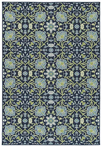 Kaleen Area Rug 3'6" x 5'6" Navy