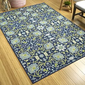 Kaleen Area Rug 3'6" x 5'6" Navy