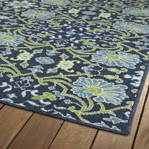 Kaleen Area Rug 3'6" x 5'6" Navy