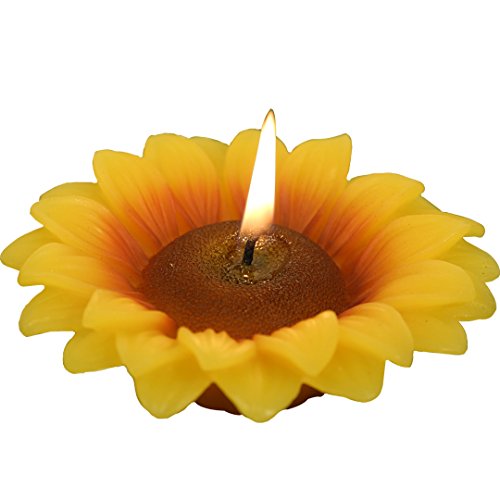 ILIKEPAR Lucky Flower Sunflower Birthday Candles for Birthday Party Supplies and Wedding Favor