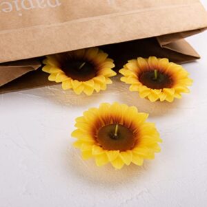 ILIKEPAR Lucky Flower Sunflower Birthday Candles for Birthday Party Supplies and Wedding Favor