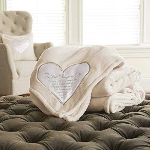 Pavilion Gift Company The Comfort Blanket 19510 The Best Things in Life Plush Throw Blanket