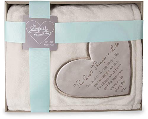 Pavilion Gift Company The Comfort Blanket 19510 The Best Things in Life Plush Throw Blanket