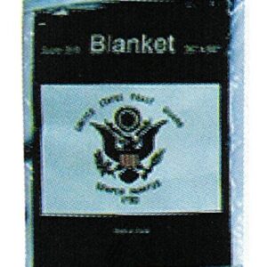 United States Coast Guard Fleece Blanket 5 ft x 4.2 ft. Travel Throw Cover