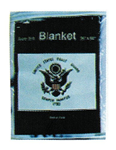 United States Coast Guard Fleece Blanket 5 ft x 4.2 ft. Travel Throw Cover