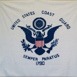 United States Coast Guard Fleece Blanket 5 ft x 4.2 ft. Travel Throw Cover