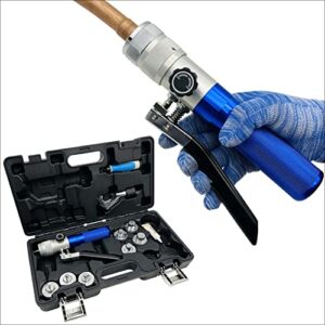 ibosad hvac hydraulic swaging tool kit for copper tubing expanding 3/8 inch to 1 1/8 inch