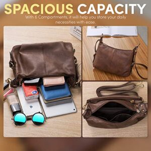 Katloo Small Hobo Handbag for Women Top Handle Crossbody Bag Ladies PU Leather Shoulder Purse Nail Clipper