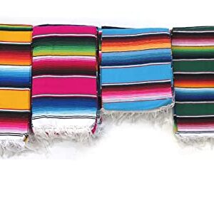 Leos Imports (TM Mexican Sarape Blanket (Xtra-Small 36"x15")