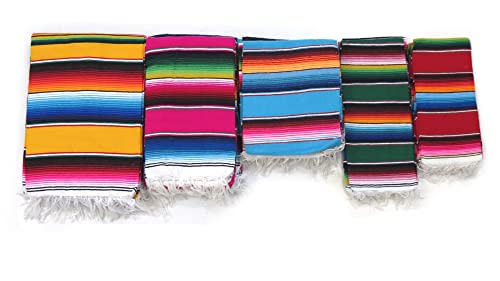 Leos Imports (TM Mexican Sarape Blanket (Xtra-Small 36"x15")