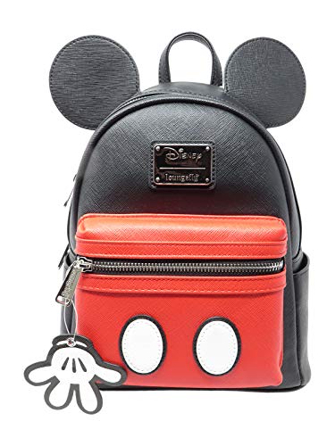 Loungefly x Mickey Suit Mini Saffiano Faux Leather Backpack