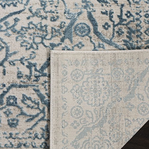 SAFAVIEH Princeton Collection 2' x 8' Blue / Beige PRN714M Vintage Distressed Runner Rug