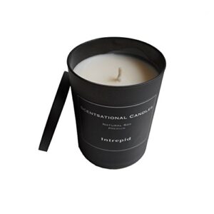 scensational candles intrepid candle, black