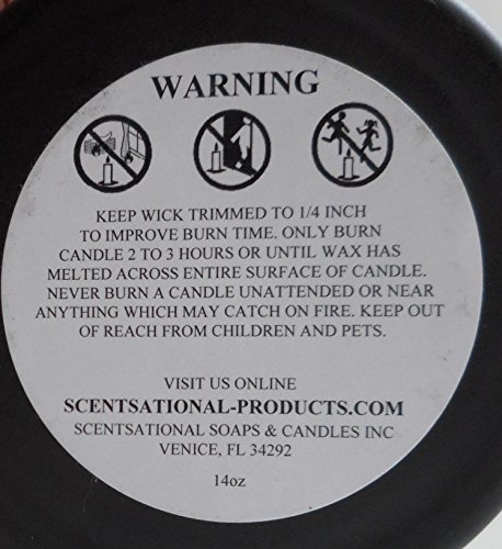 Scensational Candles Intrepid Candle, Black