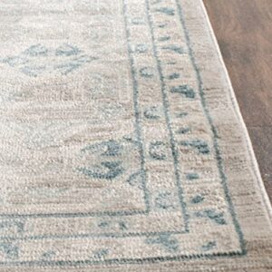 Safavieh Archive Collection 4' x 6' Grey/Blue ARC670A Vintage Oriental Area Rug