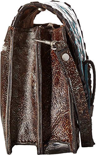 Patricia Nash Women's Lanza Crossbody Organizer Turquoise Crossbody Bag