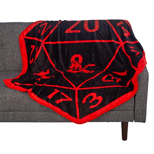 Bioworld D20 Shaped Dungeons & Dragons Throw Blanket