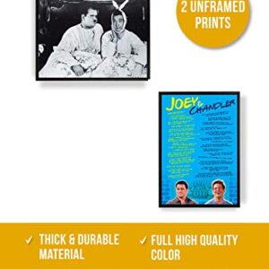 Cool TV Props New Friends Poster - Friends Merchandise TV Show Poster- Joey and Chandler Posters - Friends Show Gifts and Decor (Laurel & Hardy)