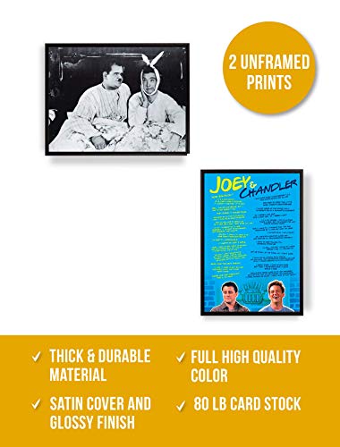 Cool TV Props New Friends Poster - Friends Merchandise TV Show Poster- Joey and Chandler Posters - Friends Show Gifts and Decor (Laurel & Hardy)