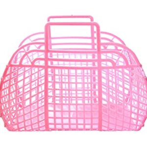 Retro Jelly Purse, 13",Pearl Pink