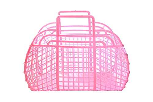 Retro Jelly Purse, 13",Pearl Pink