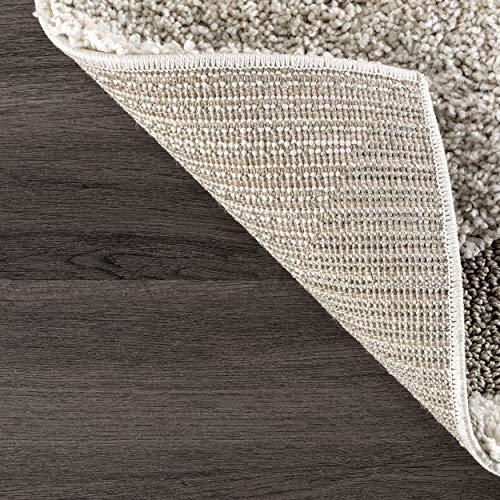 nuLOOM Carolyn Cozy Soft & Plush Shag Runner Rug, 2 ft 8 in x 12 ft, Cream