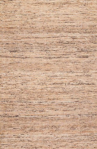 nuLOOM Emery Hand Woven Jute Area Rug, 5' x 8', Natural