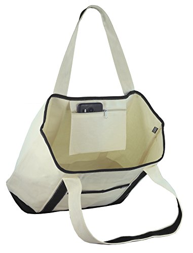 Ensign Peak Deluxe Canvas Tote Bag, Black