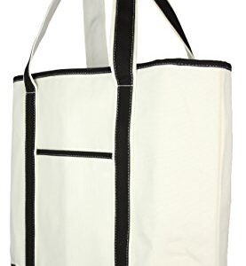 Ensign Peak Deluxe Canvas Tote Bag, Black