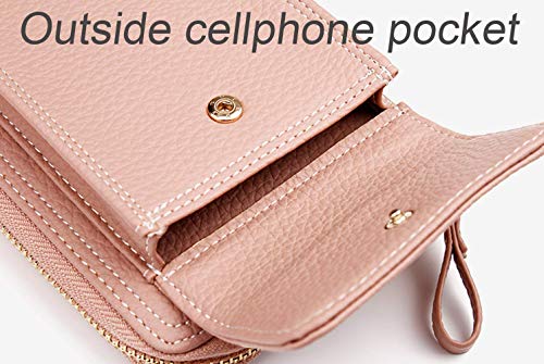 Valentoria Womens Crossbody Bag Cell phone Wallet Small Shoulder Purse Leather Card Handbag