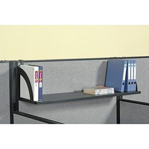 Global Industrial 60" W Hanging Shelf, Black