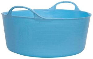 tubtrugs sp15skbl flexible sky blue small shallow 15 liter/4 gallon capacity