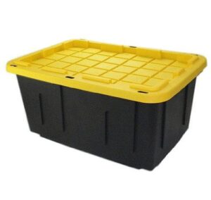 27 gallon construction grade commander storage tote