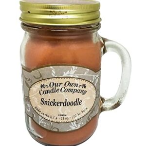 Our Own Candle Company Snickerdoodle Scented 13 Ounce Mason Jar Candle