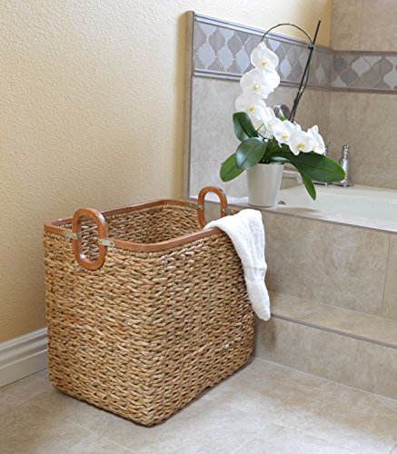 KOUBOO 1060089 Anson Storage Basket, Brown