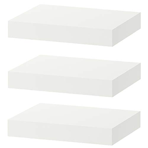 IKEA Floating Wall Lack Shelf White - Home Decor Stack of 3 Shelves