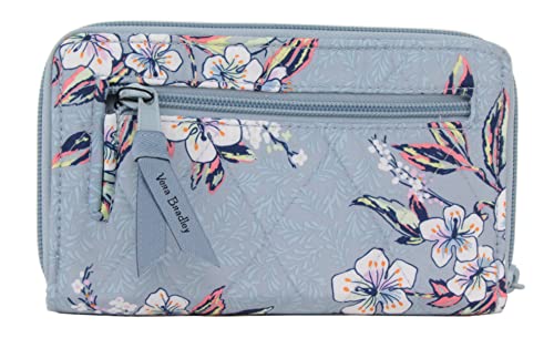 Vera Bradley Ultralight RFID Turnlock Wallet, Cherry Blossoms