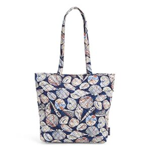 vera bradley women’s cotton tote, morning shells – recycled cotton, one size