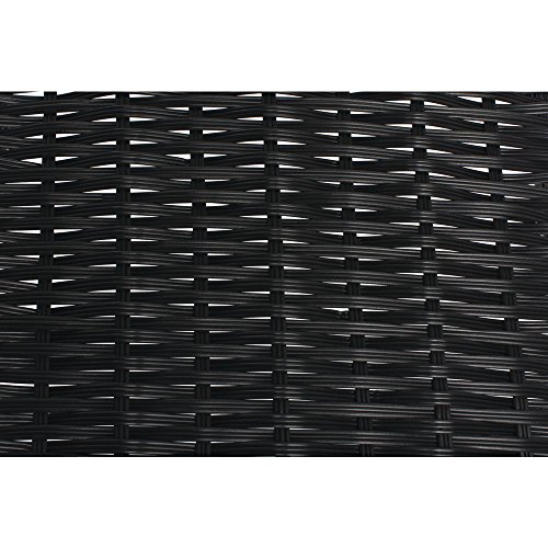 HUBERT® Black Produce Basket - 15 1/2"L x 16"D x 1 1/2" to 5"H