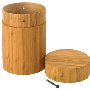 Eco Burial: Biodegradable Urn, Burial Urn, Bamboo Urn