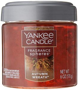 yankee candle autumn wreath fragrance spheres odor neutralizing beads, food & spice scent