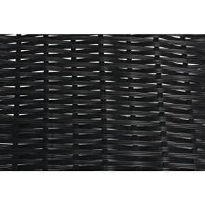 HUBERT® Black Storage Basket with Tapered Front - 7 1/2"L x 18"D x 1 1/2" to 5"D