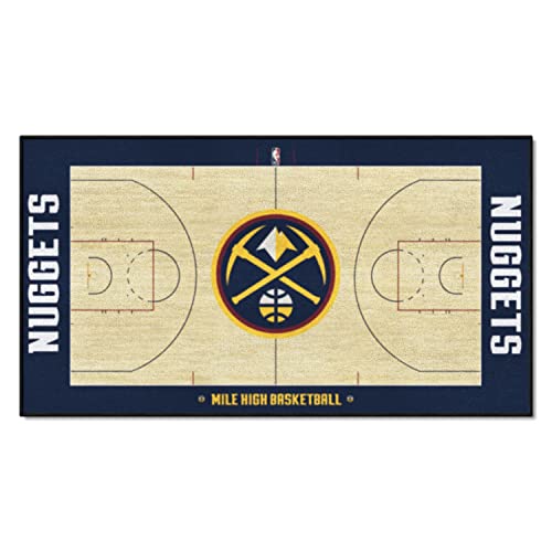 Fanmats 9485 NBA Denver Nuggets Court Nylon Court Runner