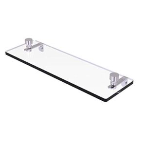 allied brass ft-1/16 foxtrot 16 inch vanity beveled edges glass shelf, polished chrome